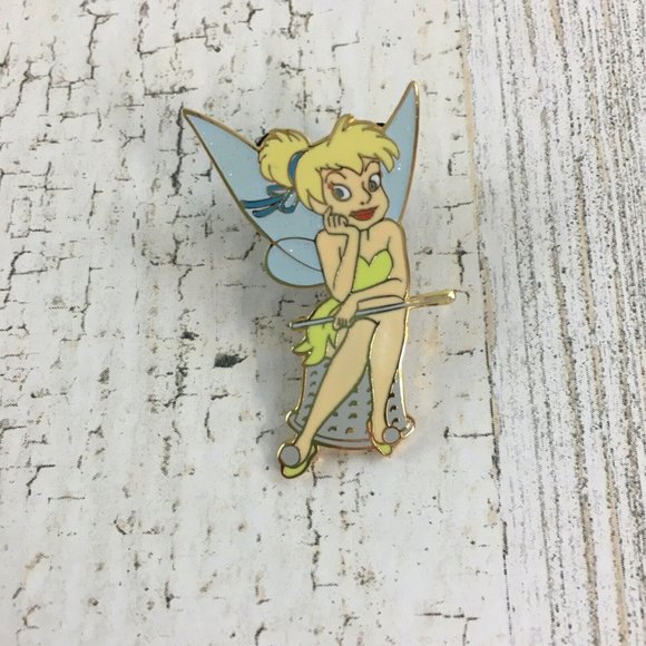 Disney | Jewelry | Disney Tink Tuesdays Tinker Bell On Thimble Pin Wdw ...